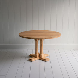 Dining Table | Handcrafted Round Oak Dining Table