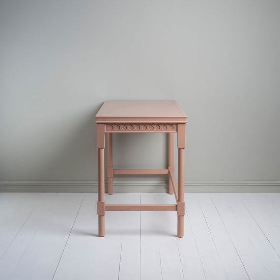 Desk | Handcrafted Rectangular Blush Pink Desk, Scribble