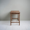 Handcrafted Rectangular Smoky Stained Oak Desk, Scribble | NiX by ...