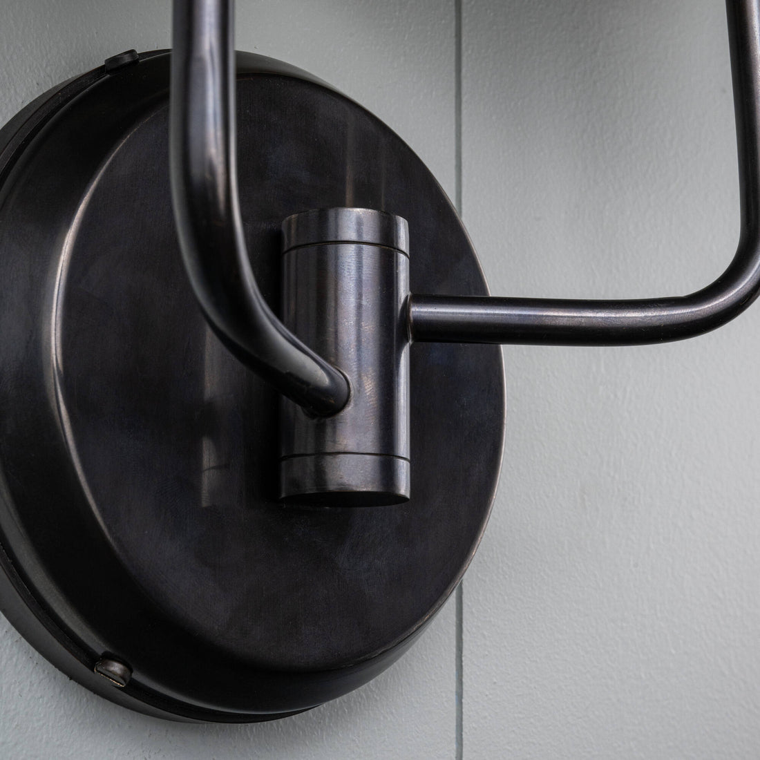 Brass double wall light with fancy mustard lampshade