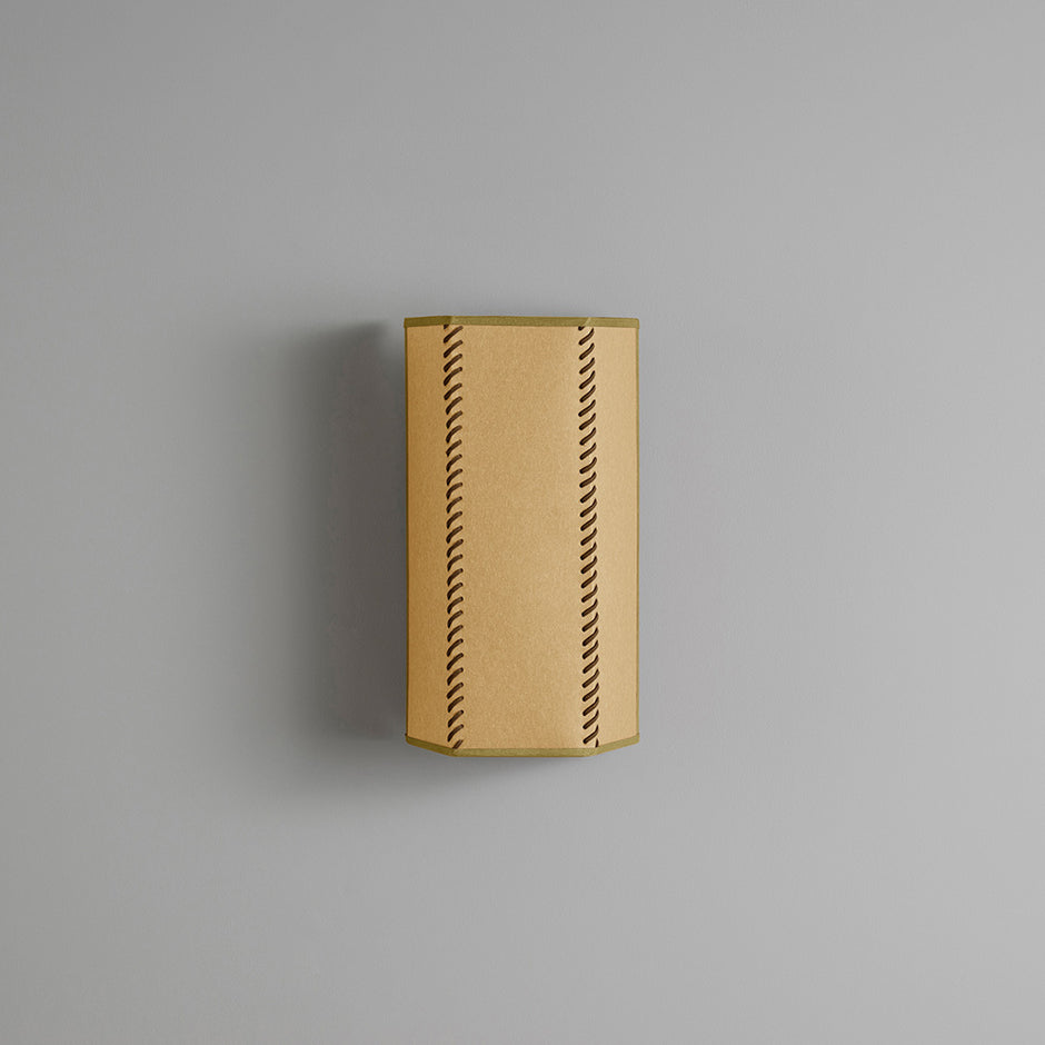 Handmade waxed brass wall light | stitch light, Made in Portugal